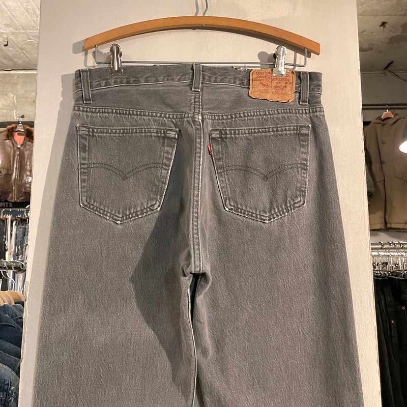 90s Levi's 501 先染め ブラックデニムパンツ 32×33 USA製 1990 90s Levi's 501 先染め ブラックデニムパンツ 32×33 USA製 1990