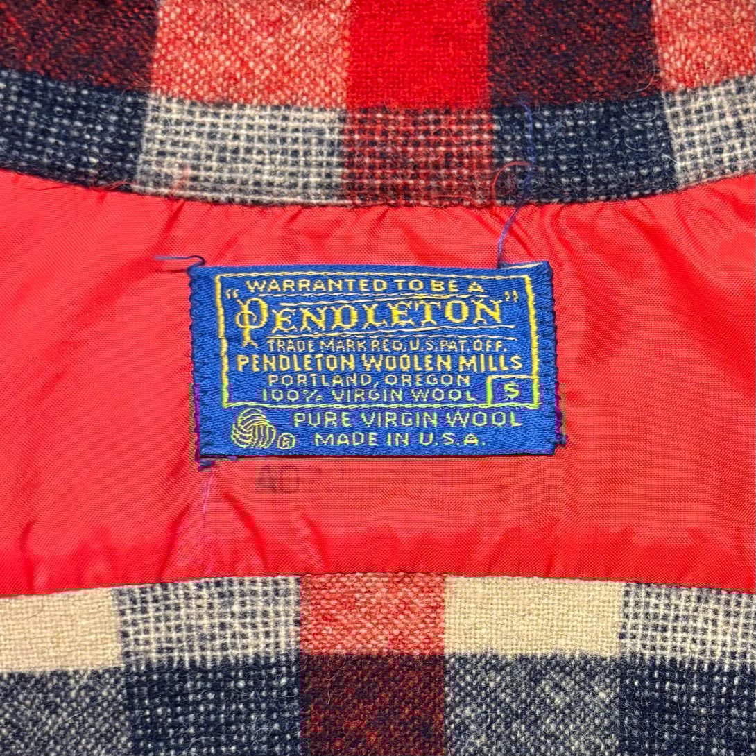 70s PENDLETON L/S ウールシャツ Board Shirt USA製 Size ...