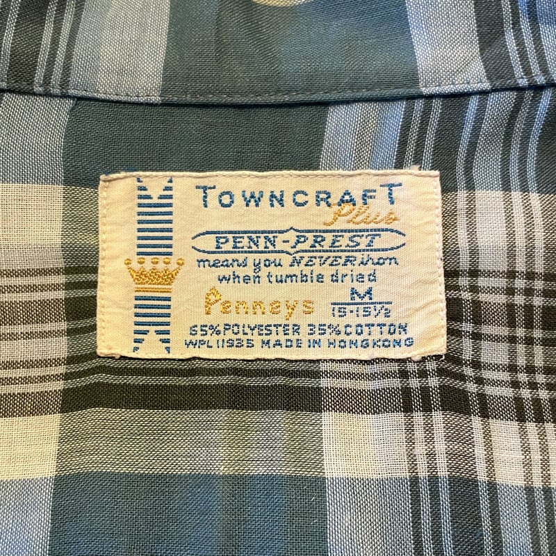 60s TOWNCRAFT Vintage Loop Shirt オープンカラーシャツ ボック 60s TOWNCRAFT Vintage Loop Shirt オープンカラーシャツ ボック