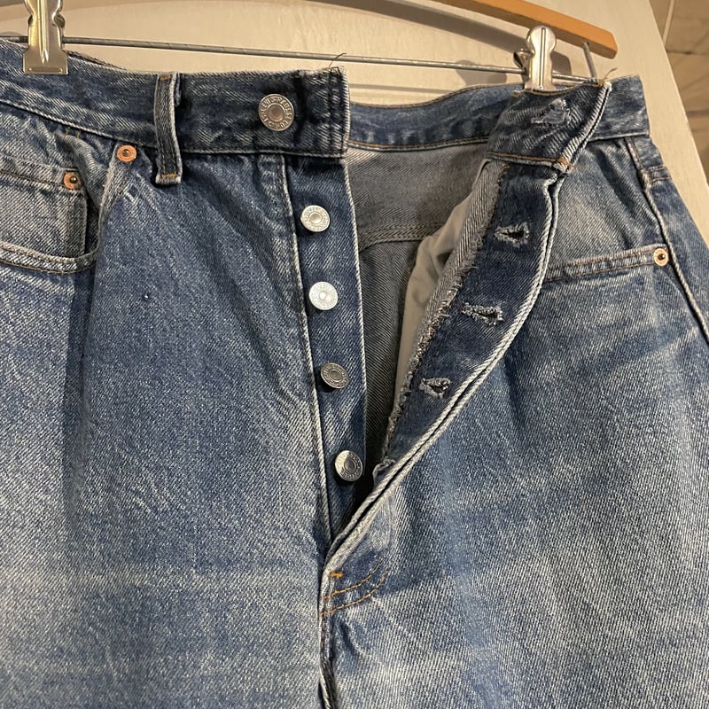 80s~ Levi's 501 リーバイス 33×35 デニムパンツ USA製 ボタン裏 80s~ Levi's 501 リーバイス 33×35 デニムパンツ USA製 ボタン裏