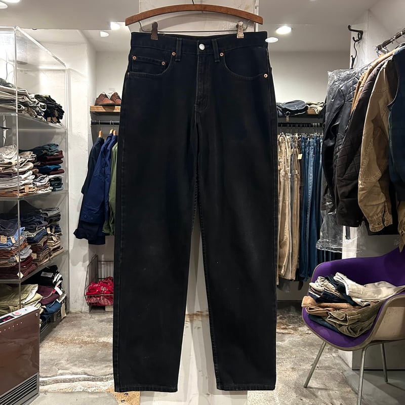 00s Levi's 550 0260 リーバイス ブラックデニムパンツ 31×31 00s Levi's 550 0260 リーバイス ブラックデニムパンツ 31×31
