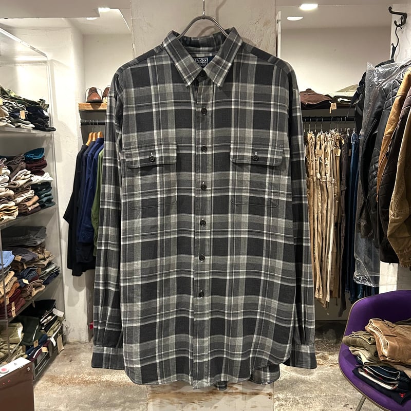 Polo by Ralph Lauren L/Sチェックシャツ ラルフローレン Size XL Polo by Ralph Lauren L/Sチェックシャツ ラルフローレン Size XL