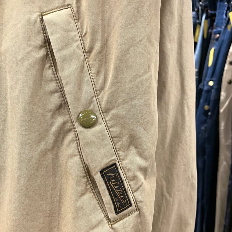 POLO by Ralph Lauren スウィングトップ チェック柄ライナー 襟 POLO by Ralph Lauren スウィングトップ チェック柄ライナー 襟