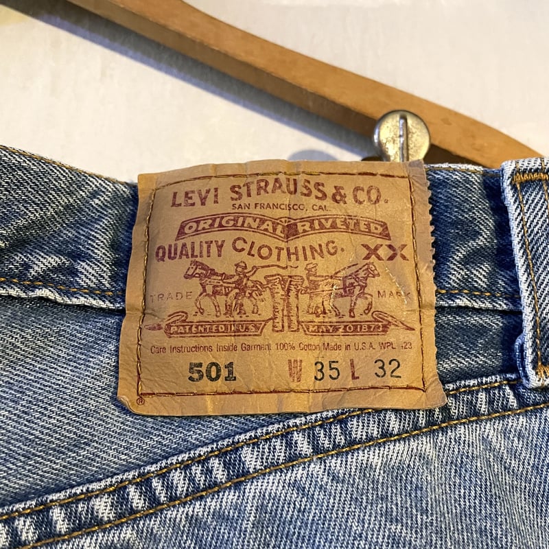 90s Levi's 501 0193 リーバイス デニムパンツ 34×31½ USA製 ボタ 90s Levi's 501 0193 リーバイス デニムパンツ 34×31½ USA製 ボタ