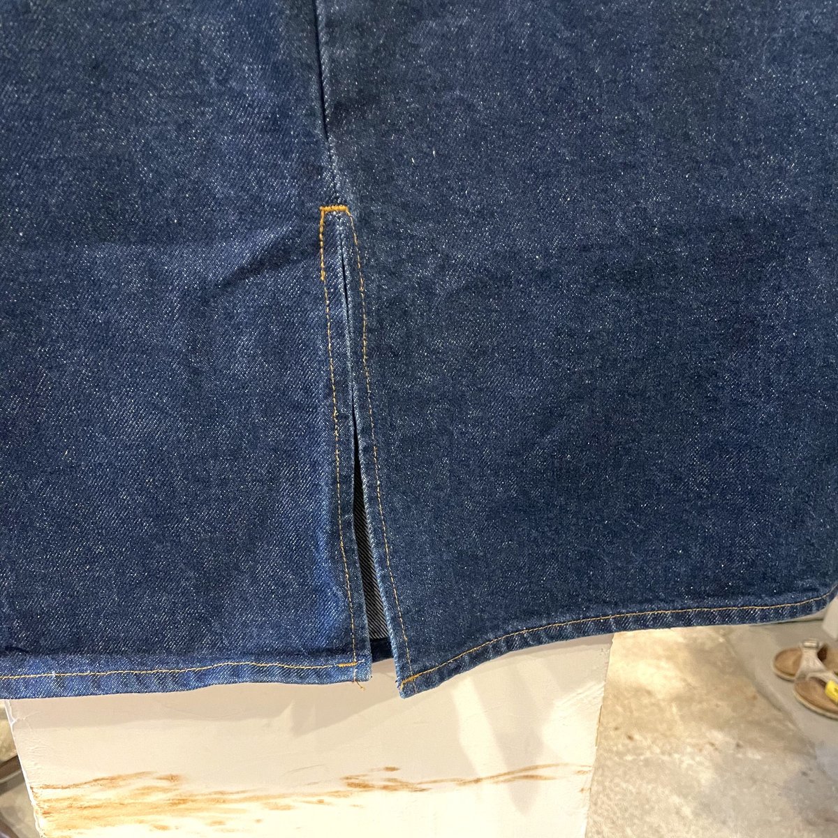 Levi's 97084 0214 デニムスカート オレンジタブ 濃紺 USA製 70s Levi's 97084 0214 デニムスカート オレンジタブ 濃紺 USA製 70s