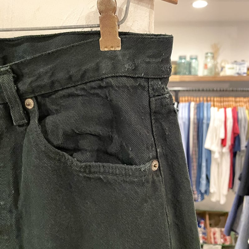 Levi's 501 90年代 リーバイス501 後染めグリーンデニム USA製 Levi's 501 90年代 リーバイス501 後染めグリーンデニム USA製
