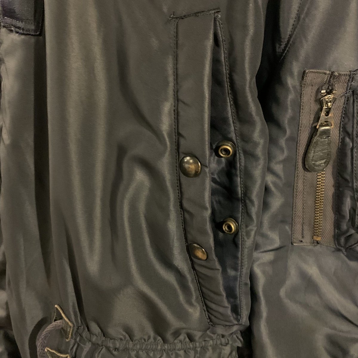 50s US AIR FORCE N-3A フライトジャケット USAF エアフォースブルー ...