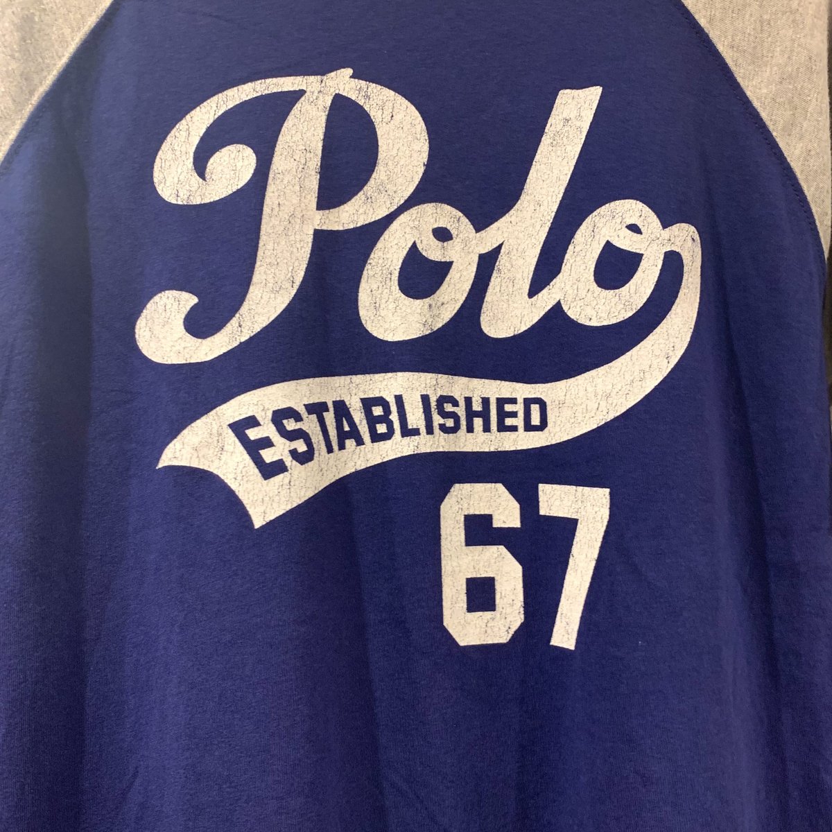 POLO RALPH LAUREN ベースボールTシャツ ラグラン 切り替え POLO RALPH LAUREN ベースボールTシャツ ラグラン 切り替え