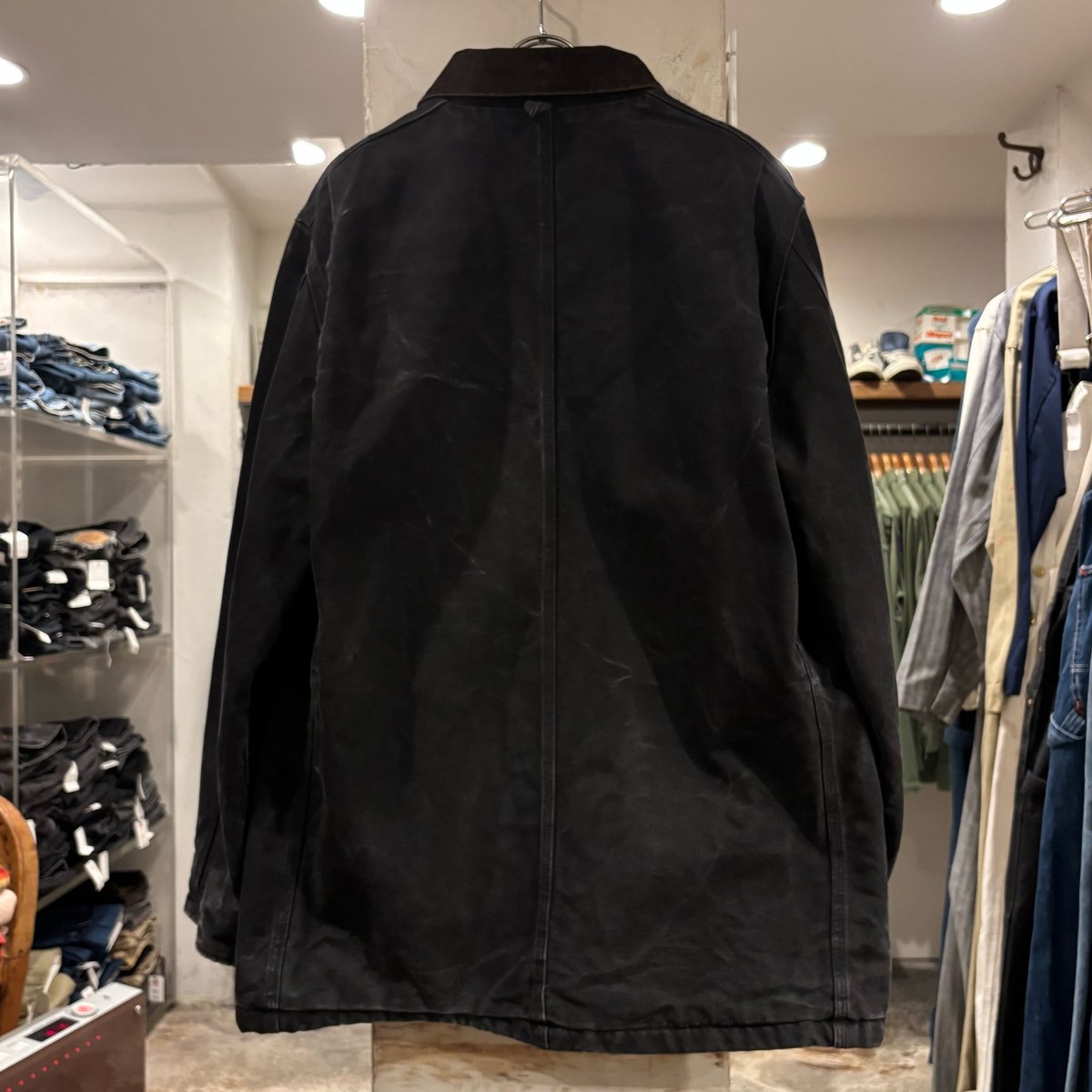 carhartt トラディショナルコート Size XL相当 ダック地 カーハート ブラック ...