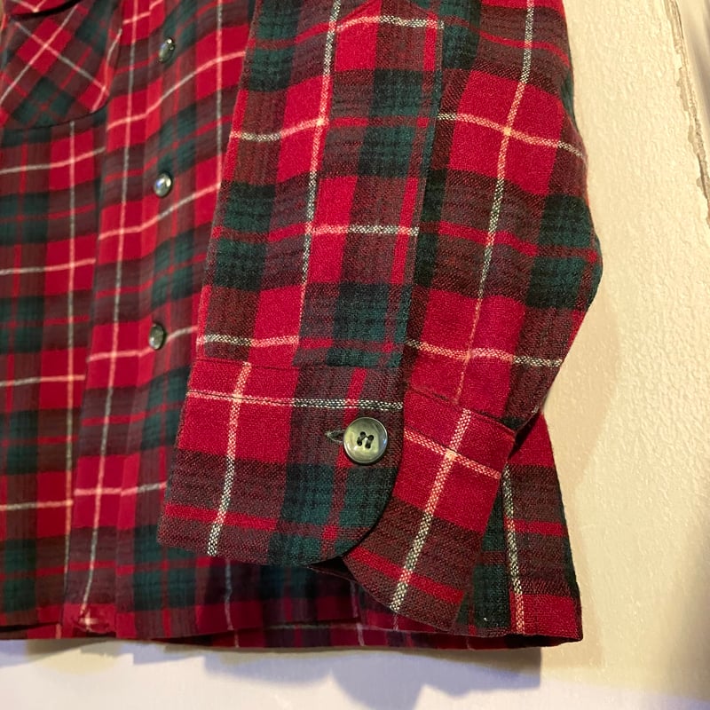50s~ PENDLETON Vintage Wool Shirt USA製 ウールシャツ ボ 50s~ PENDLETON Vintage Wool Shirt USA製 ウールシャツ ボ