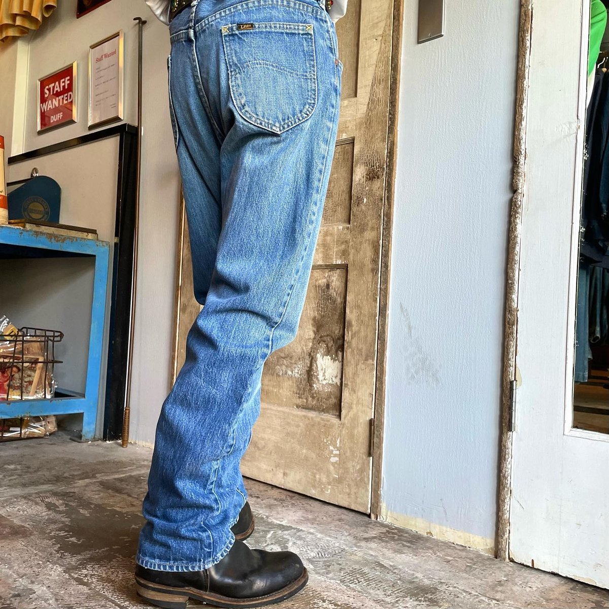 80s Lee 200-0147 デニムパンツ 34×32 SCOVILL ZIP USA製 80s Lee 200-0147 デニムパンツ 34×32 SCOVILL ZIP USA製
