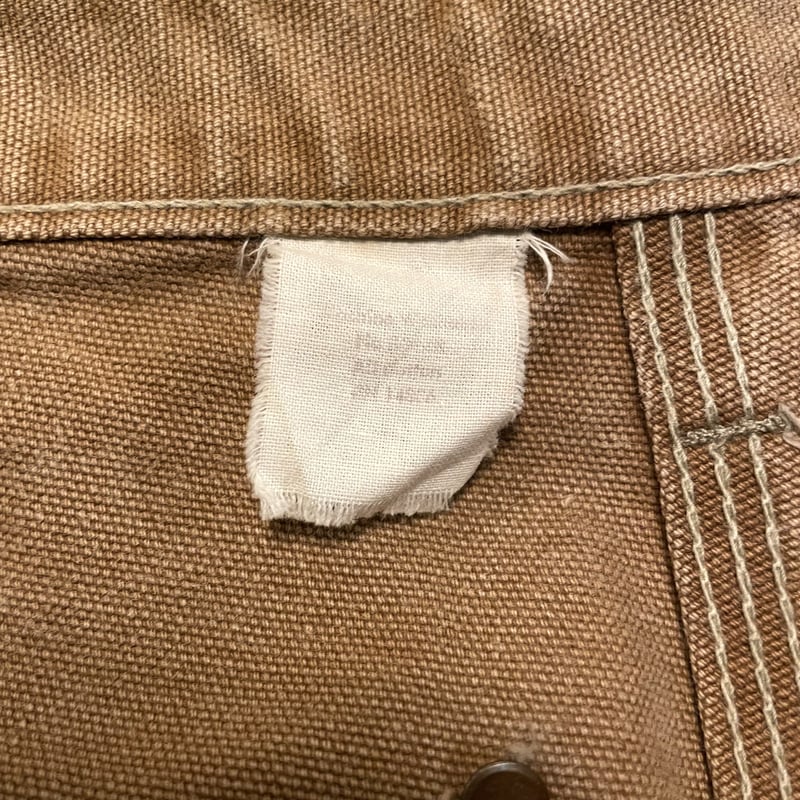 70s Carhartt ダック地 ペインターパンツ ダブルニー 33×28 USA 70s Carhartt ダック地 ペインターパンツ ダブルニー 33×28 USA