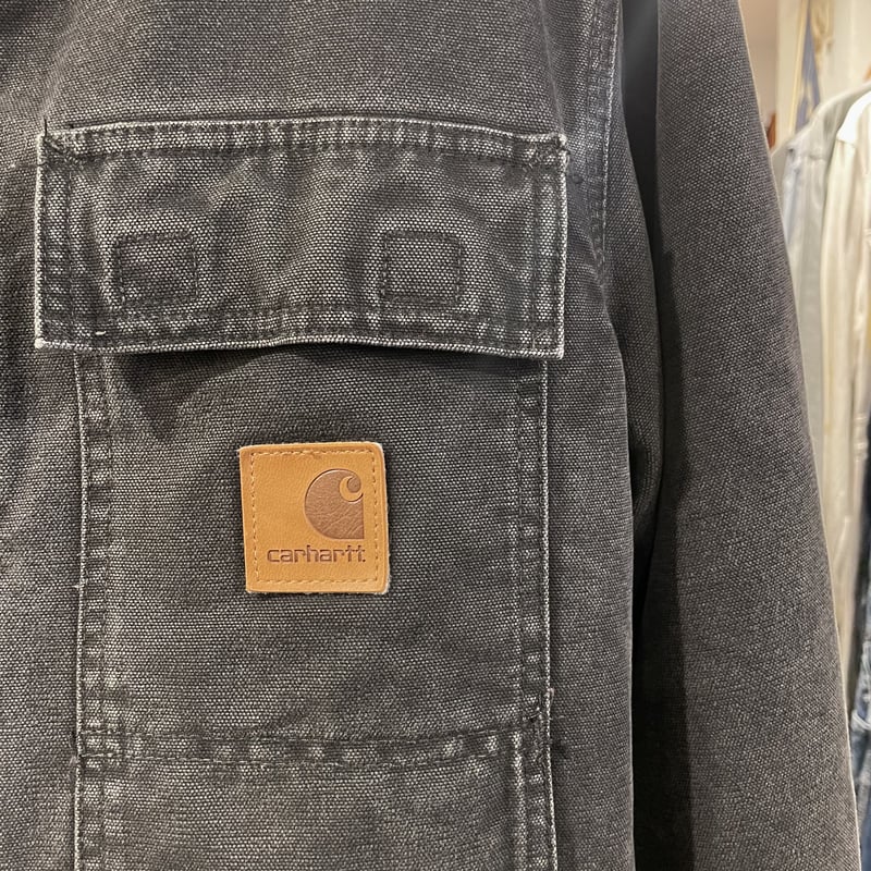 Carhartt トラディショナルコート ダック地 ブラック ワーク Carhartt トラディショナルコート ダック地 ブラック ワーク