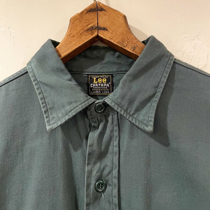 Lee 60s CHETOPA SHIRTING ヴィンテージワークシャツ ユニオン Lee 60s CHETOPA SHIRTING ヴィンテージワークシャツ ユニオン