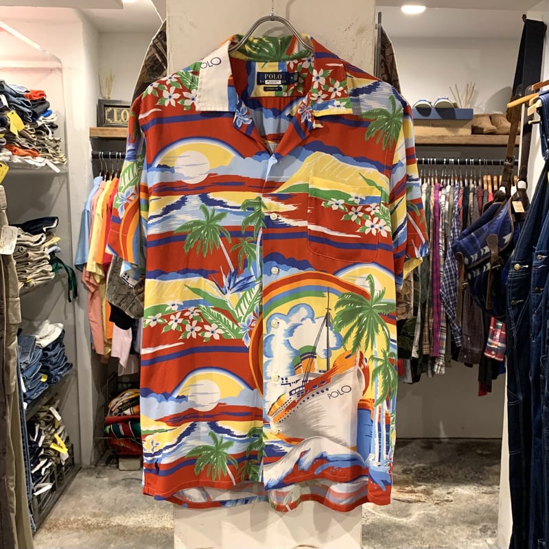 POLO RALPH LAUREN S/S アロハシャツ ラルフローレン オープン POLO RALPH LAUREN S/S アロハシャツ ラルフローレン オープン