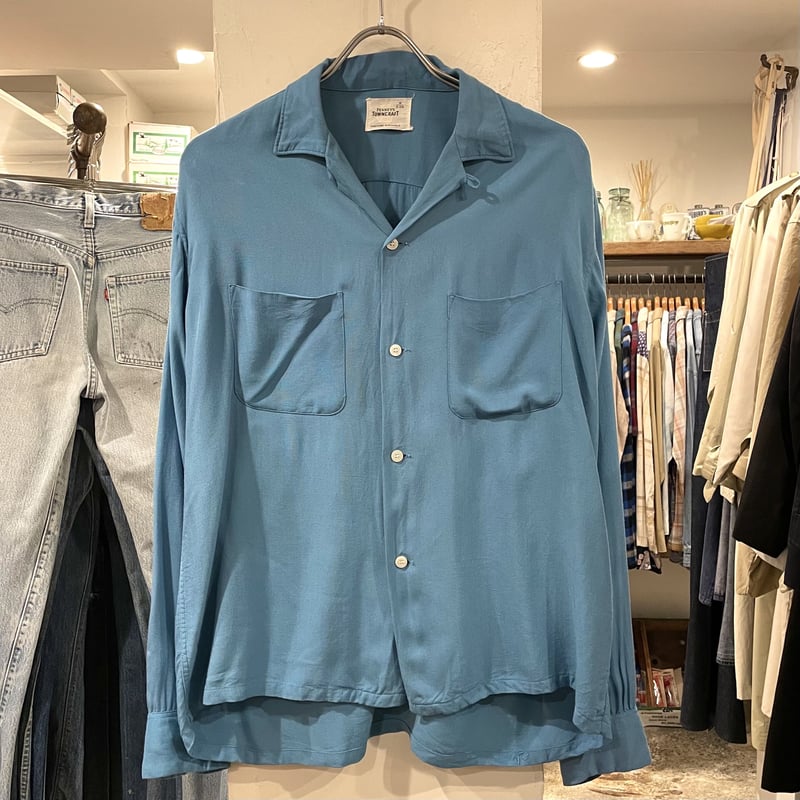 TOWNCRAFT PENNEYS 60s 船タグ ヴィンテージ オープンカラー TOWNCRAFT PENNEYS 60s 船タグ ヴィンテージ オープンカラー