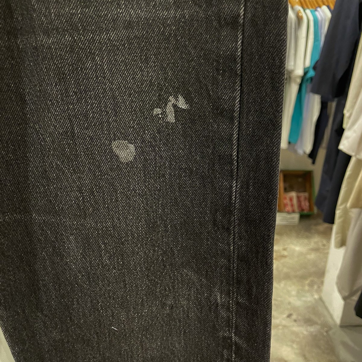 Levi's 501 90年代 リーバイス501 後染めブラックデニムパンツ Levi's 501 90年代 リーバイス501 後染めブラックデニムパンツ