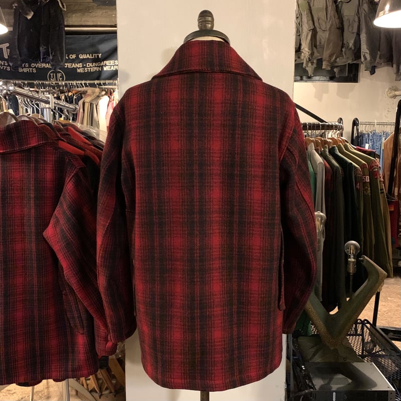 40s Woolrich ウールハンティングジャケット シャドーチェック 40s Woolrich ウールハンティングジャケット シャドーチェック
