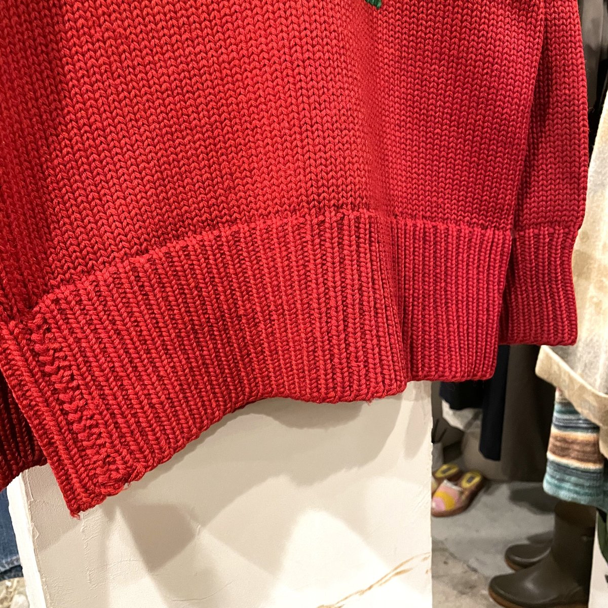 Vintage Lettered Sweater 40s- 赤 ヴィンテージレタードセータ Vintage Lettered Sweater 40s- 赤 ヴィンテージレタードセータ