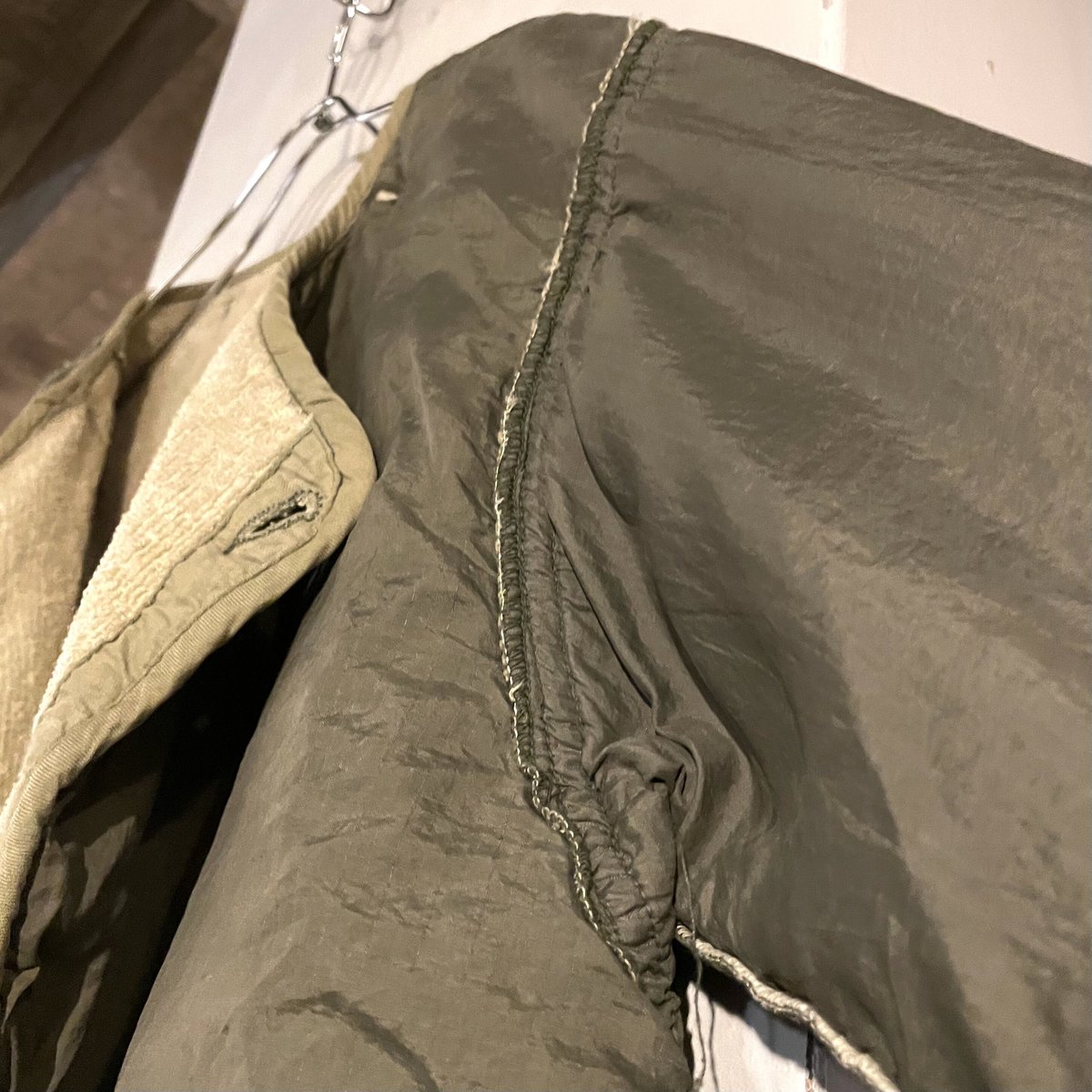 50s US ARMY M-51 Filed Parka Wool Pile Liner ウー...