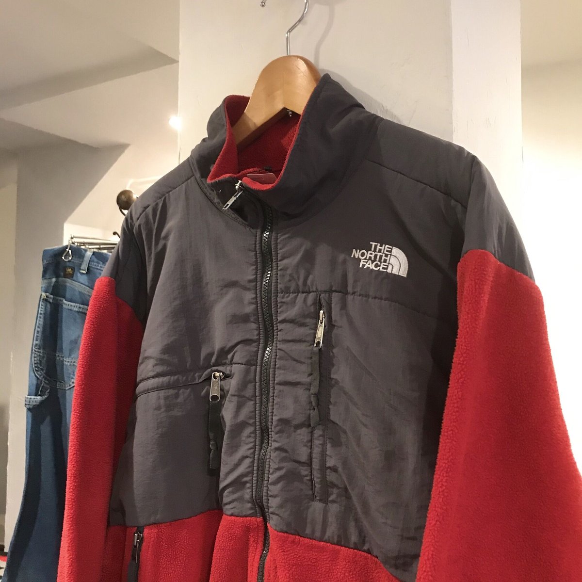 THE NORTH FACE デナリジャケット 90s 赤xグレー ノース THE NORTH FACE デナリジャケット 90s 赤xグレー ノース
