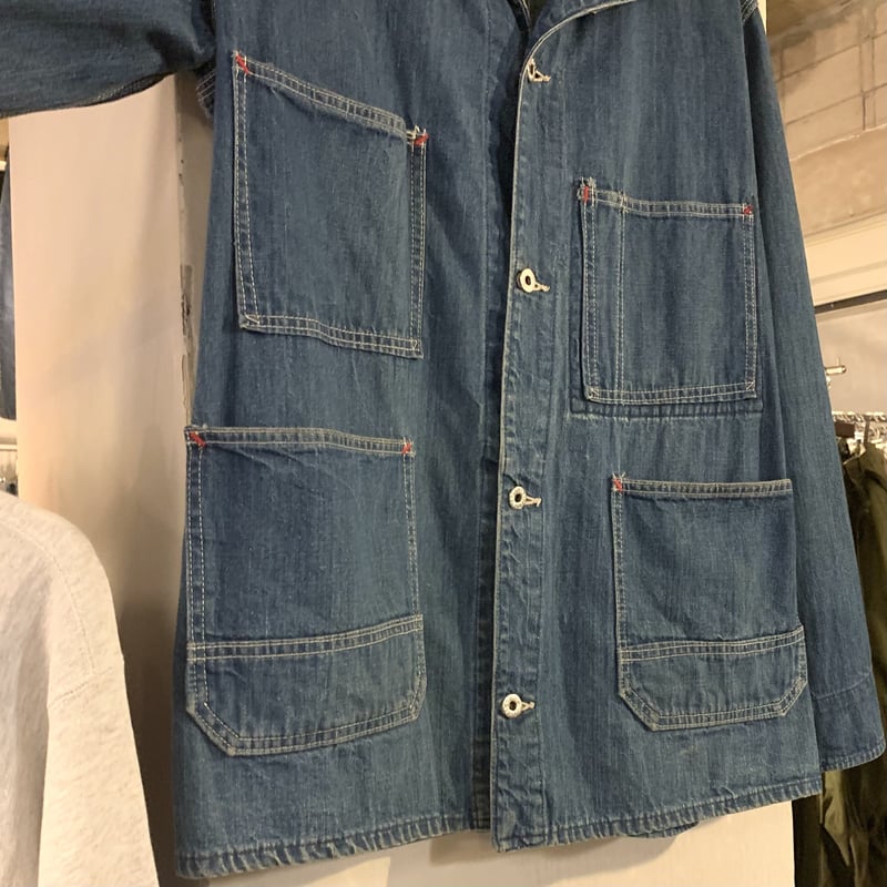 50s GO-PFOR JOHNSON UNIFORME ヴィンテージ デニムカバーオール 50s GO-PFOR JOHNSON UNIFORME ヴィンテージ デニムカバーオール