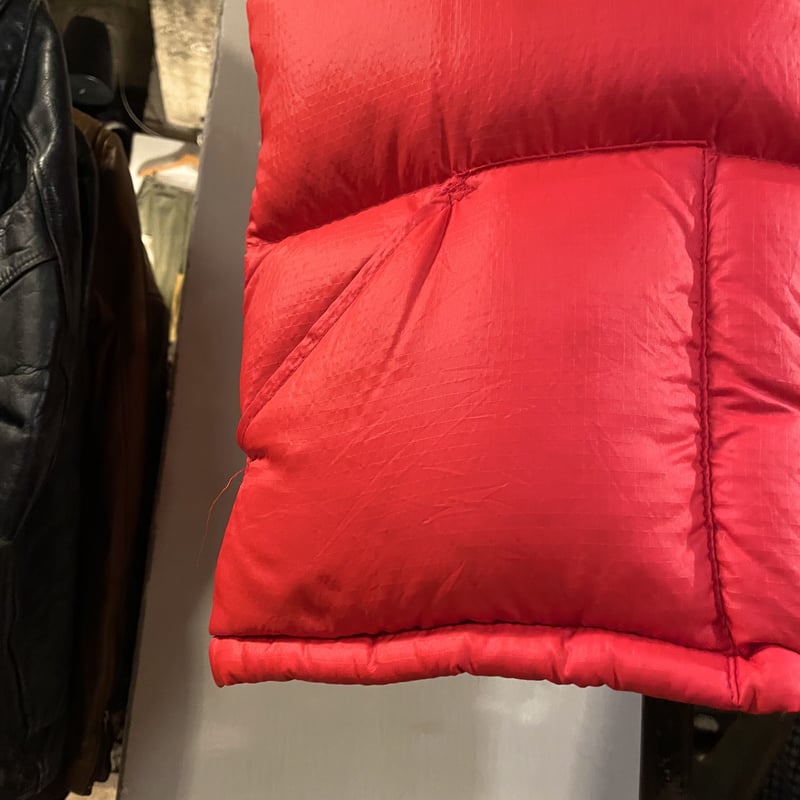 70s THE NORTH FACE ダウベスト 茶タグ USA製 ヴィンテージ 赤 70s THE NORTH FACE ダウベスト 茶タグ USA製 ヴィンテージ 赤