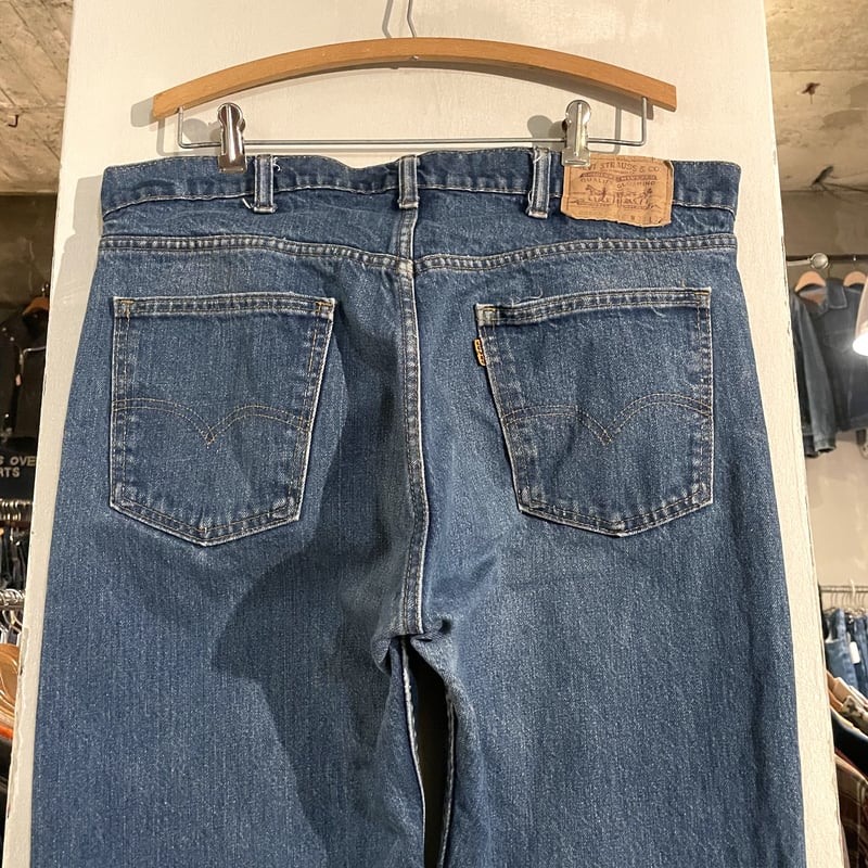 80s Levi's 20505 0217 デニムパンツ 37×31 USA製 裾チェーンステ 80s Levi's 20505 0217 デニムパンツ 37×31 USA製 裾チェーンステ