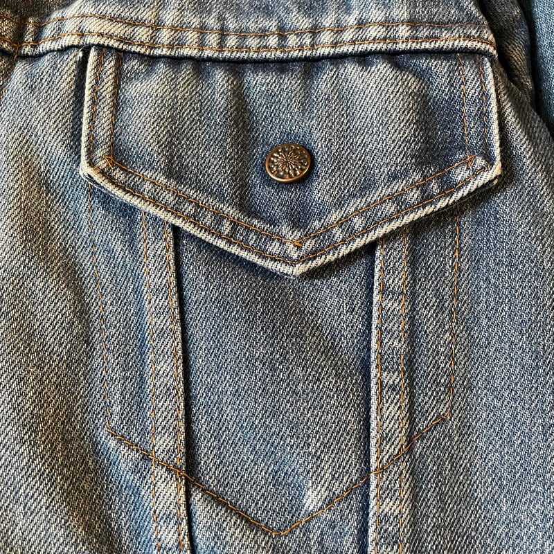 70s Brand Unknown デニムジャケット キルティングライナー Size 70s Brand Unknown デニムジャケット キルティングライナー Size