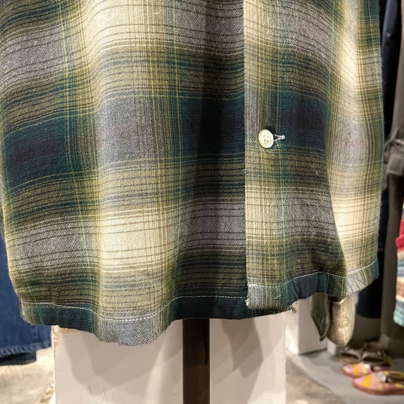 TOWNCRAFT PENNEYS 60s 船タグ ヴィンテージ レーヨンシャツ TOWNCRAFT PENNEYS 60s 船タグ ヴィンテージ レーヨンシャツ