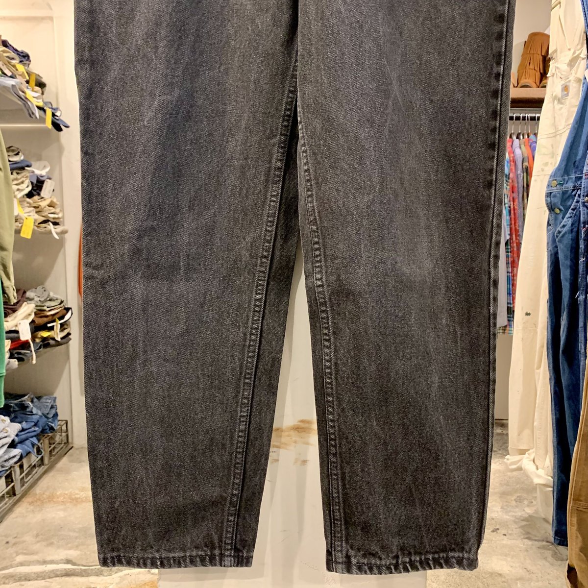 90s Levi's 560 後染めブラック テーパードシルエット USA製 90s Levi's 560 後染めブラック テーパードシルエット USA製