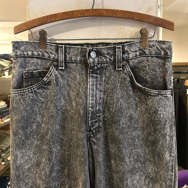 90s Levi's 40550 4158 リーバイス 先染め ブラックデニムパンツ 90s Levi's 40550 4158 リーバイス 先染め ブラックデニムパンツ