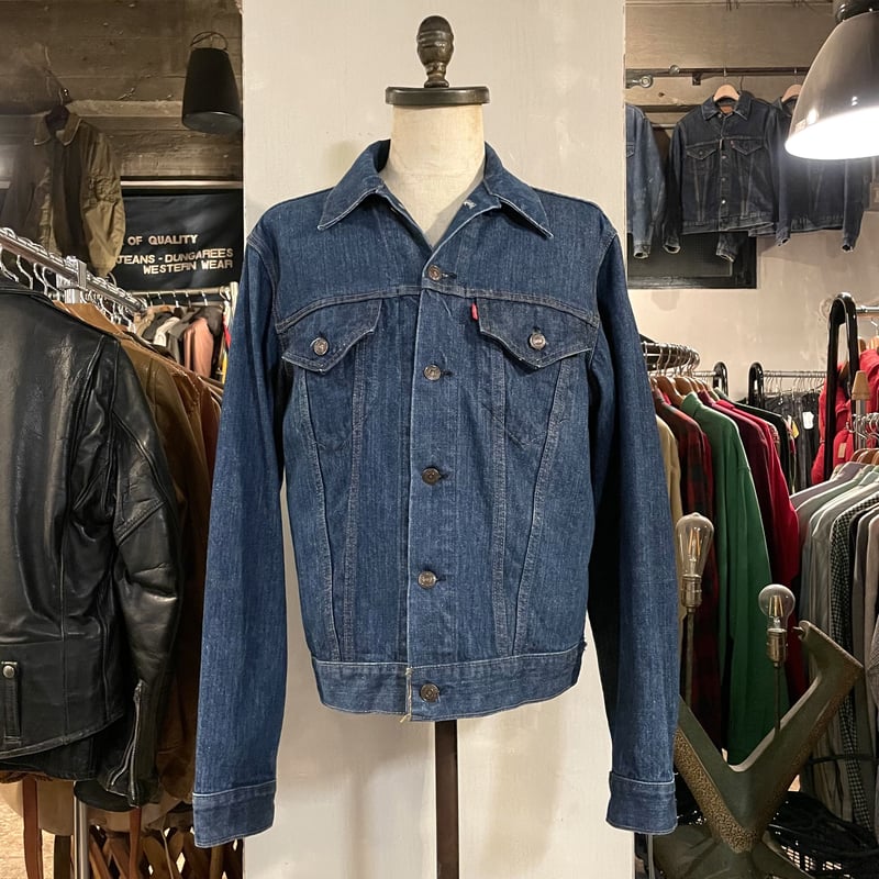 70s Levi's 71205-0217 デニムジャケット インディゴ染 濃紺 70s Levi's 71205-0217 デニムジャケット インディゴ染 濃紺