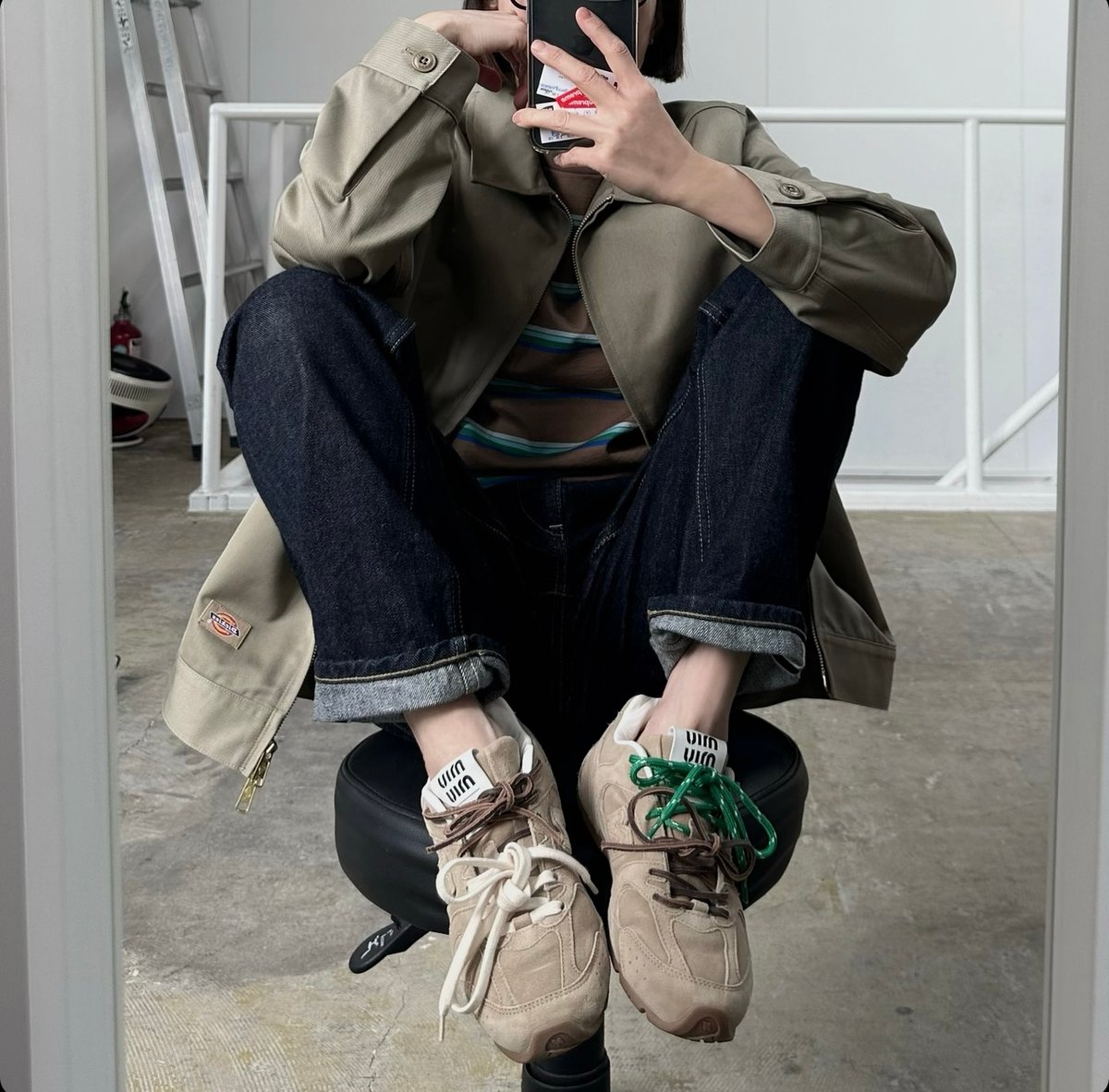 ok.soon×dickies eisenhower jacket | ok.soon