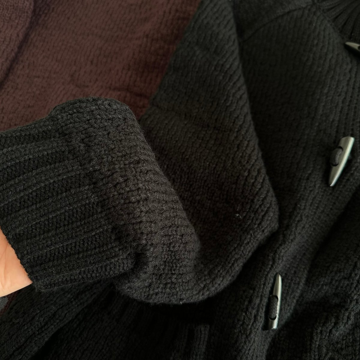 toggle button knit cardigan | ok.soon