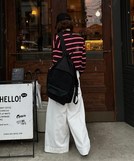 wide white pants | ok.soon