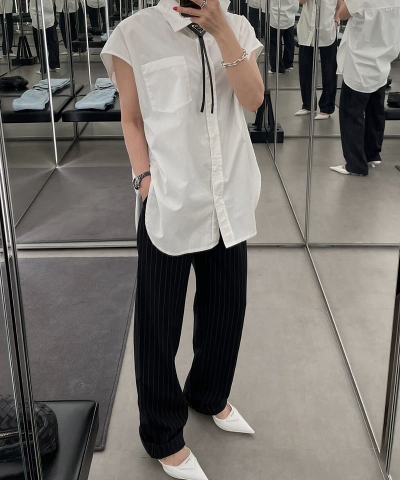 pinstripe slacks(0/1/2) | ok.soon pinstripe slacks(0/1/2) | ok.soon