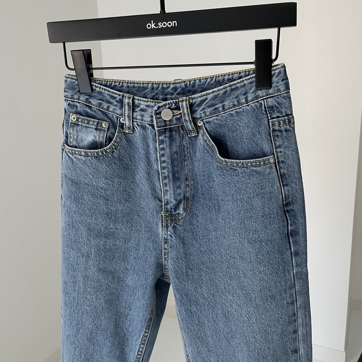 high waist tapered denim | ok.soon high waist tapered denim | ok.soon