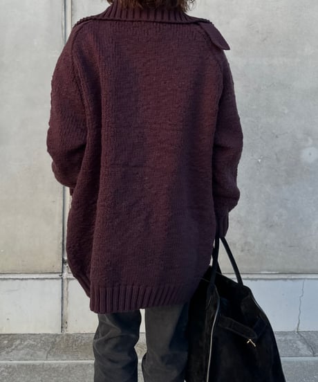 toggle button knit cardigan | ok.soon