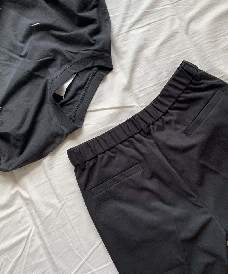men'sテーパードスラックス black | ok.soon men'sテーパードスラックス black | ok.soon