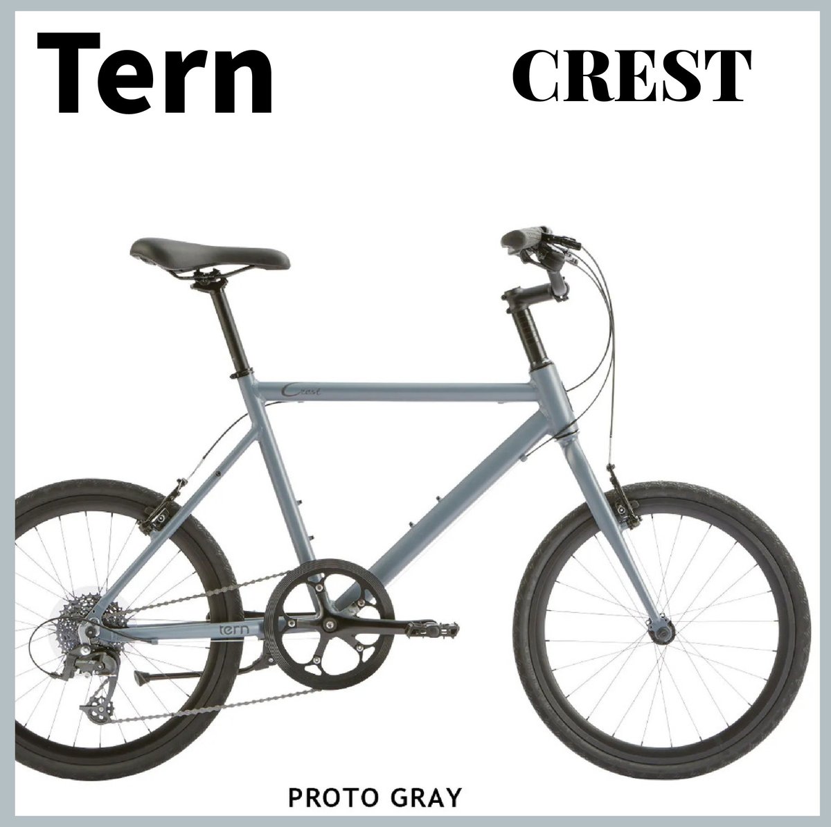 【店頭引き取り限定SALE】Tern：ROJIBIKE CREST Proto Grey