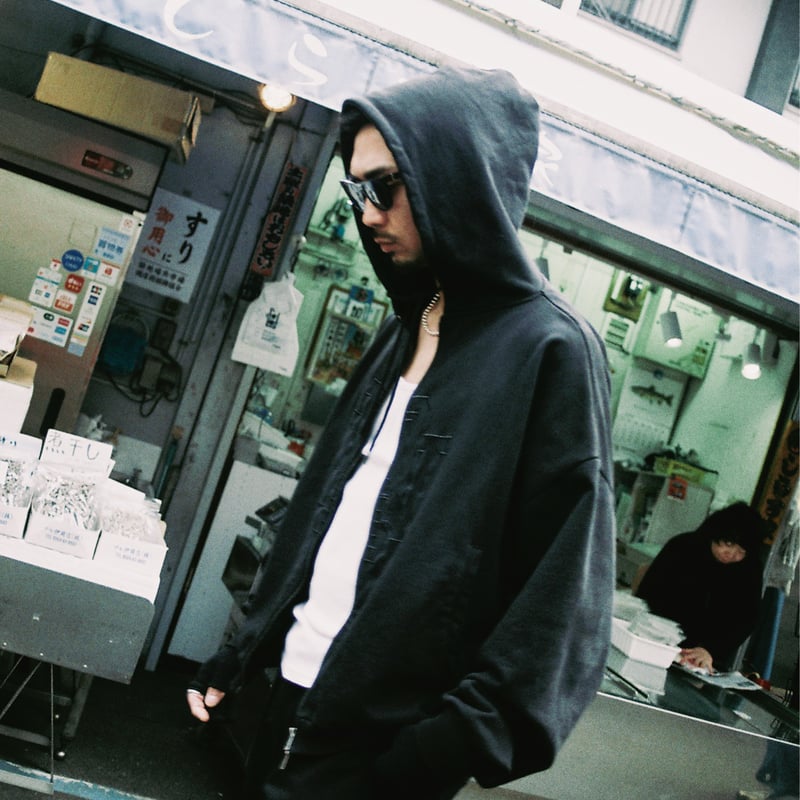 14oz “Home Town” Full ZIP Hoodie_Black ※受注販売 | 14oz “Home Town” Full ZIP Hoodie_Black ※受注販売 |