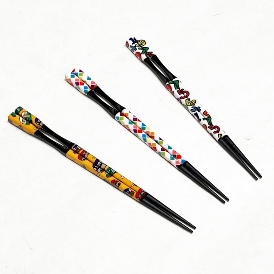 Children's Chopsticks（3 pattern / square） / 子...
