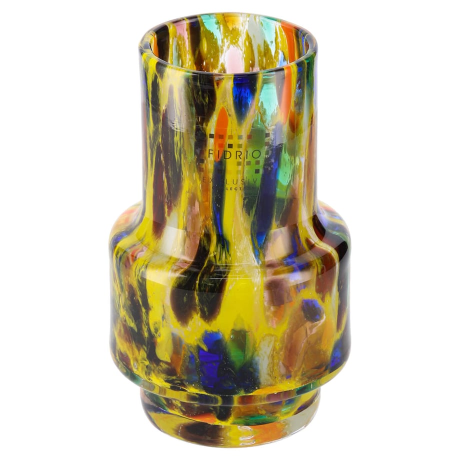 FIDRIO GLASS VASE mixed colors（yellow）R | ALL G...
