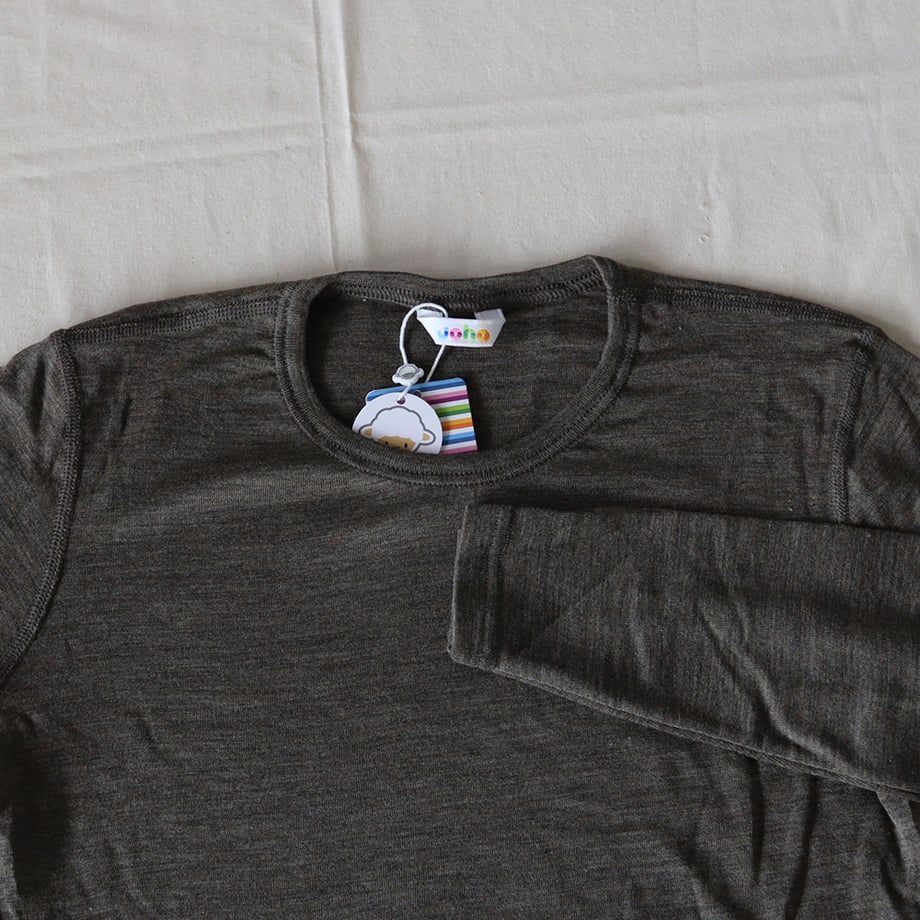 160サイズ・2025F/W限定カラー/Joha長袖/ウールシルク/BUD BROWN | p...