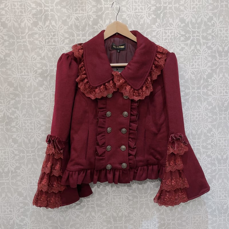 ATELIER-PIERROT】Aletta(アレッタ)ショートコート/size.2/TCT ATELIER-PIERROT】Aletta(アレッタ)ショートコート/size.2/TCT