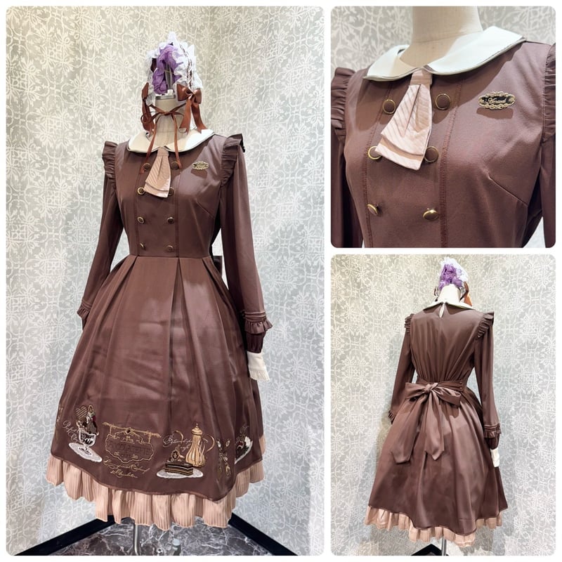 Amavel】喫茶アマベルのショコラトリーワンピース/125170275 Amavel】喫茶アマベルのショコラトリーワンピース/125170275