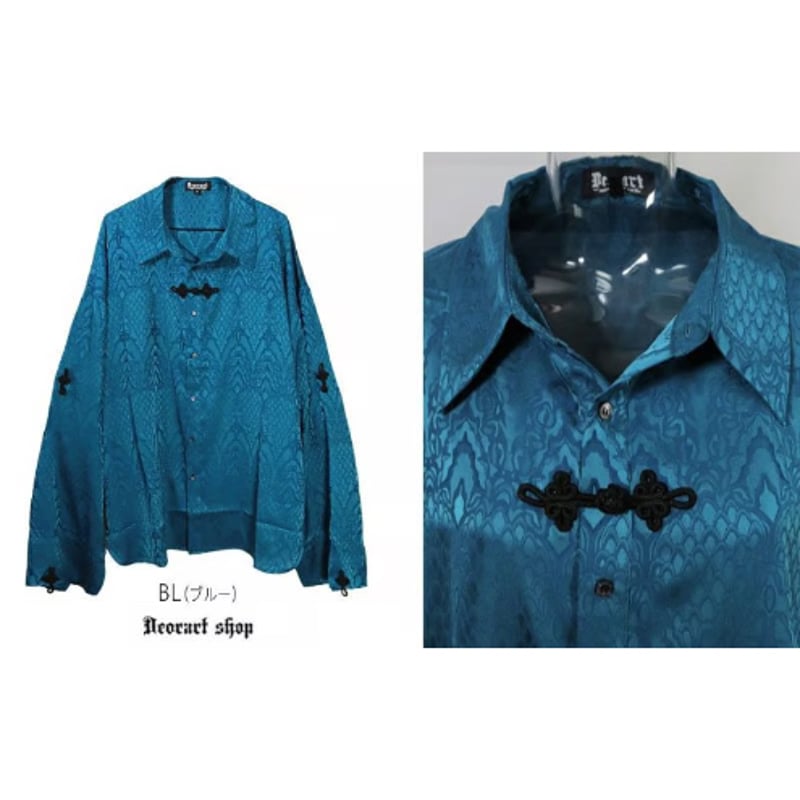 Deorart】【GOTH CHINA】キョンシースリーブ・中華 ギャング シャツ