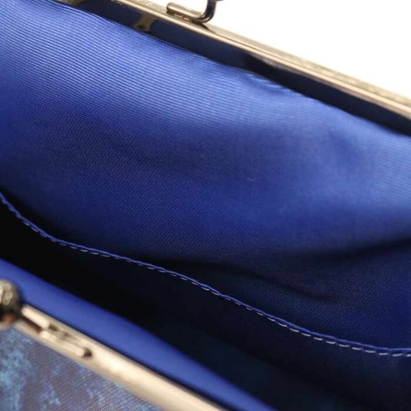 gallery/Moi-meme-Moitie】M+ATサイバー 口金2WAYバッグ 青/x gallery/Moi-meme-Moitie】M+ATサイバー 口金2WAYバッグ 青/x