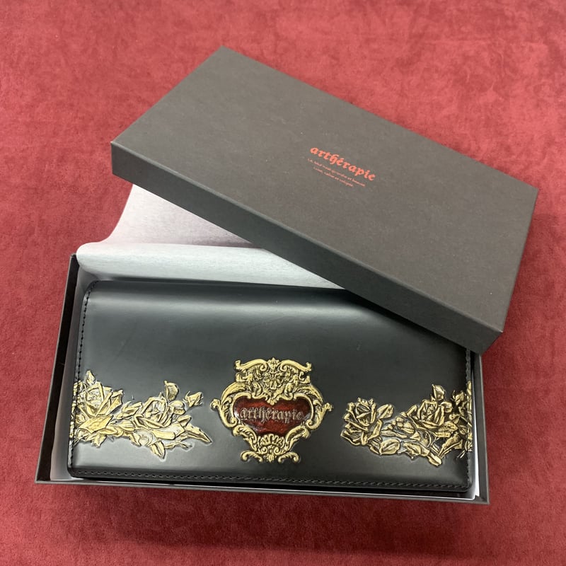 artherapie】 ローズジャルダン かぶせがま口長財布 /230664 artherapie】 ローズジャルダン かぶせがま口長財布 /230664